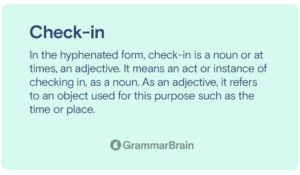 Check in vs. Check-in: Which is Correct? (Grammar + Examples ...