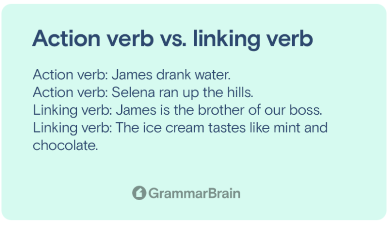 Understanding Linking Verbs (Grammar Rules, List, Examples, and More ...