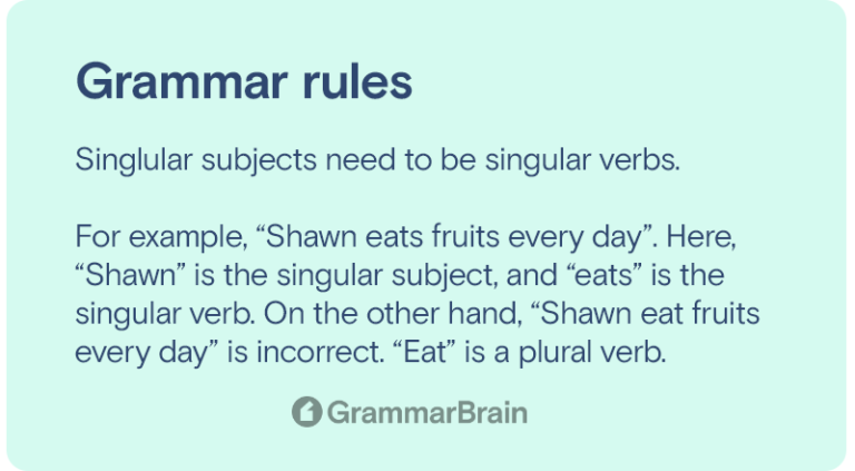 Top English Grammar Rules to Learn and Follow | GrammarBrain