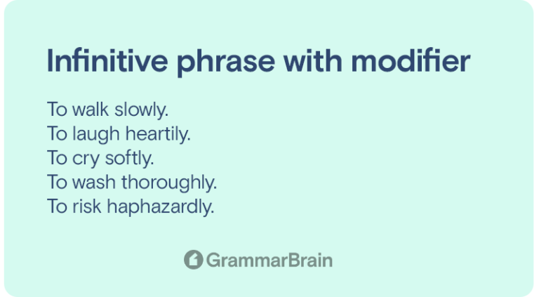 Understanding an Infinitive Phrase (Definition, Examples, How to Use ...